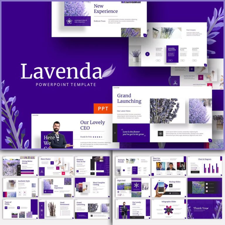 Spring Flowers Powerpoint Template Free – MasterBundles