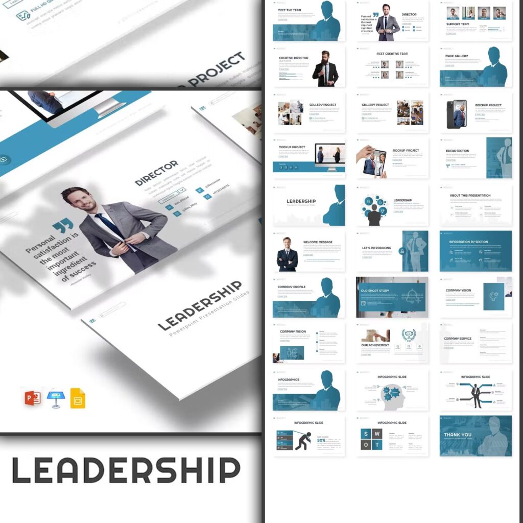 Leadership - Powerpoint/Google Slides/Keynote – MasterBundles