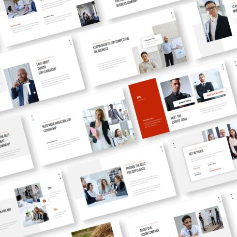 Leadership Powerpoint Presentation Template | MasterBundles