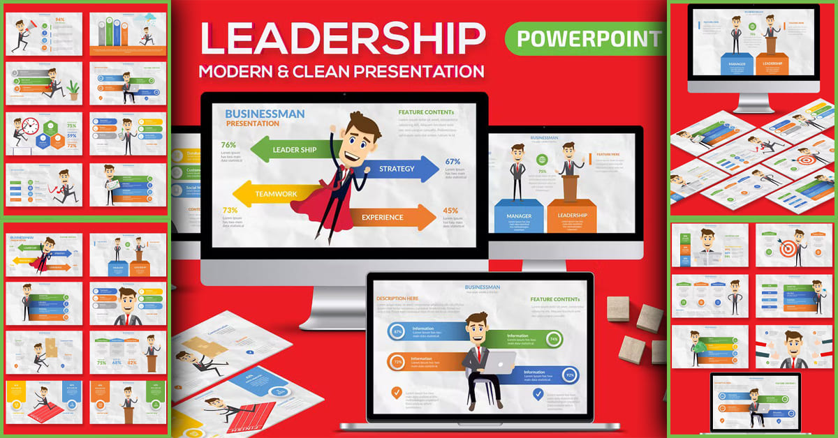 Leadership Powerpoint Presentation – MasterBundles