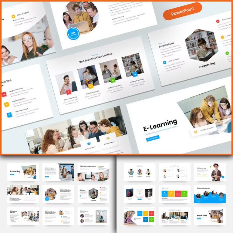 Learning - Education & School Powerpoint Template – MasterBundles
