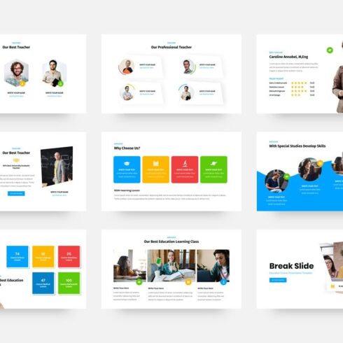 Learning - Education & School Powerpoint Template | MasterBundles