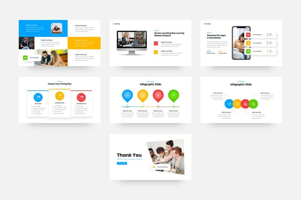 Learning - Education & School Powerpoint Template – MasterBundles