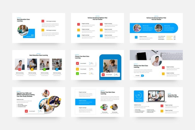 Learning - Education & School Powerpoint Template – MasterBundles