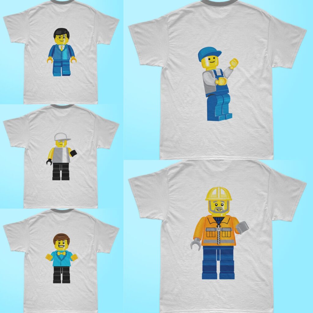Lego Man SVG T-shirt Designs Bundle – MasterBundles