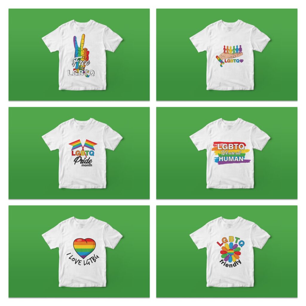 Lgbt T-shirt Design Images Bundle – MasterBundles