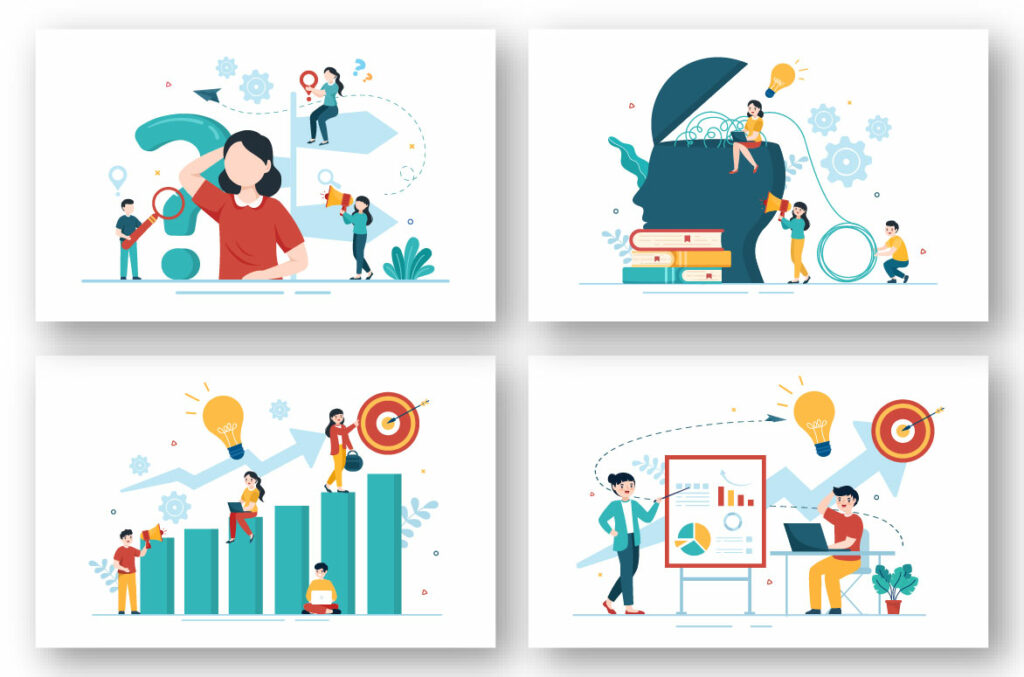 14 Life Coach Illustration - MasterBundles