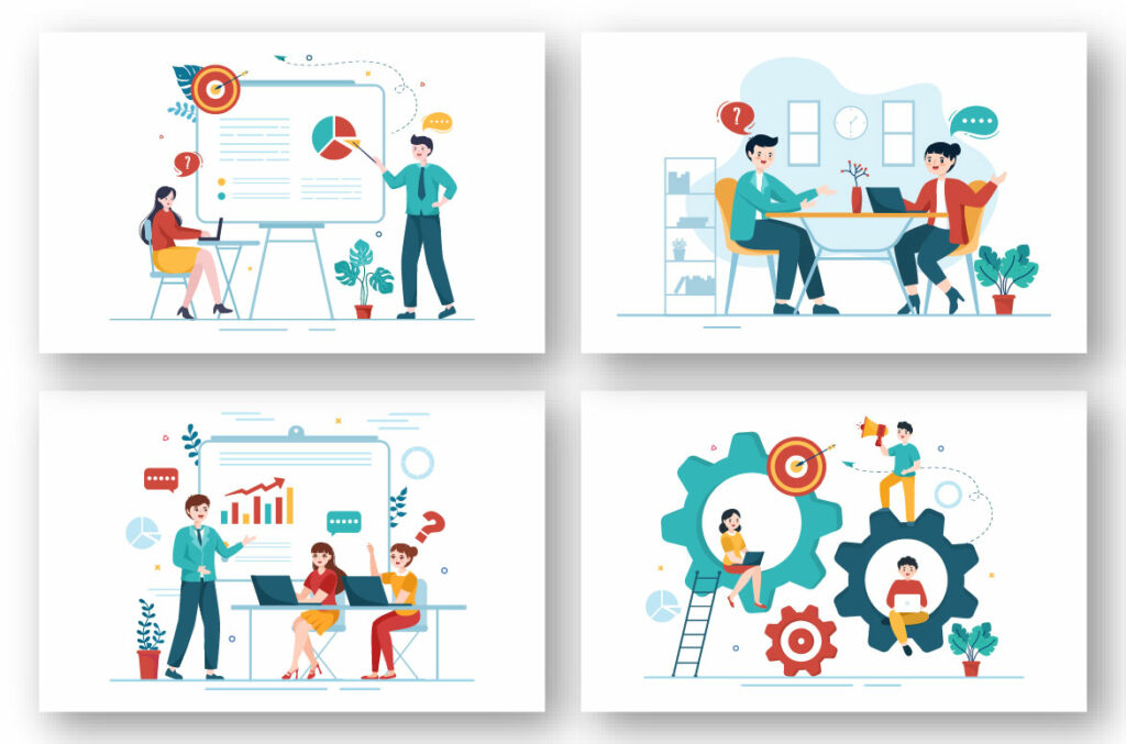 14 Life Coach Illustration - MasterBundles