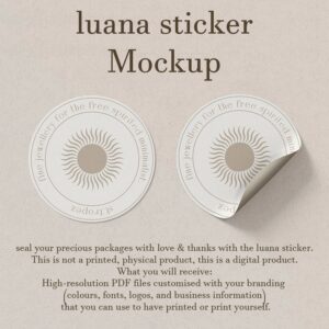Luana Digital Sticker Design – MasterBundles