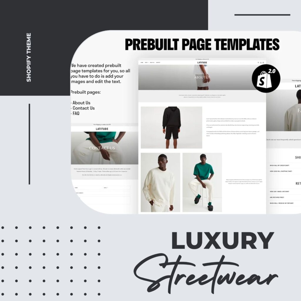 Shopify Theme | Luxury Streetwear – MasterBundles