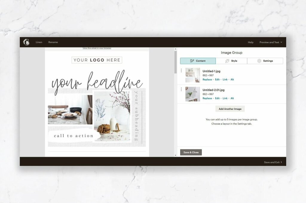 3 Pack Mailchimp Canva Templates – MasterBundles