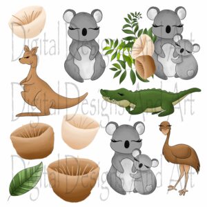 Australia Animals Clipart – MasterBundles