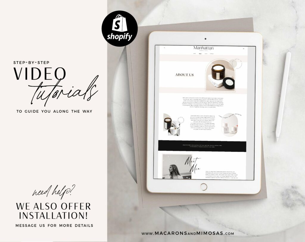 Clean Minimal Shopify Theme – MasterBundles