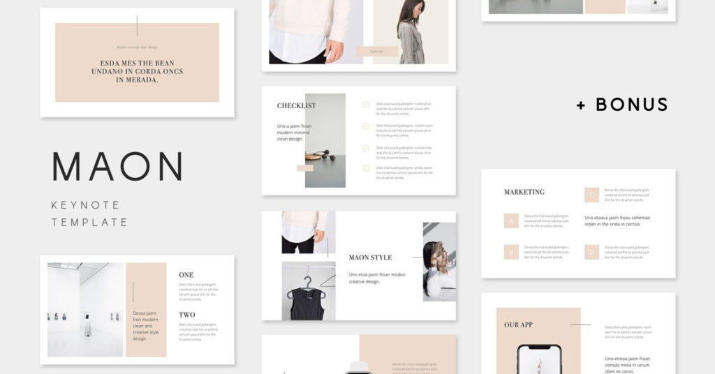 Maon - Keynote Template – MasterBundles