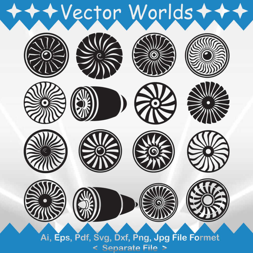 Airplane Engine SVG - MasterBundles