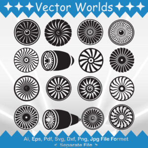 Airplane Engine SVG | MasterBundles