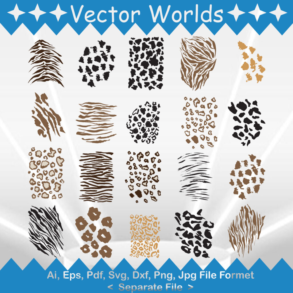 Animal Print SVG, AI, PDF, EPS, DXF, PNG - MasterBundles