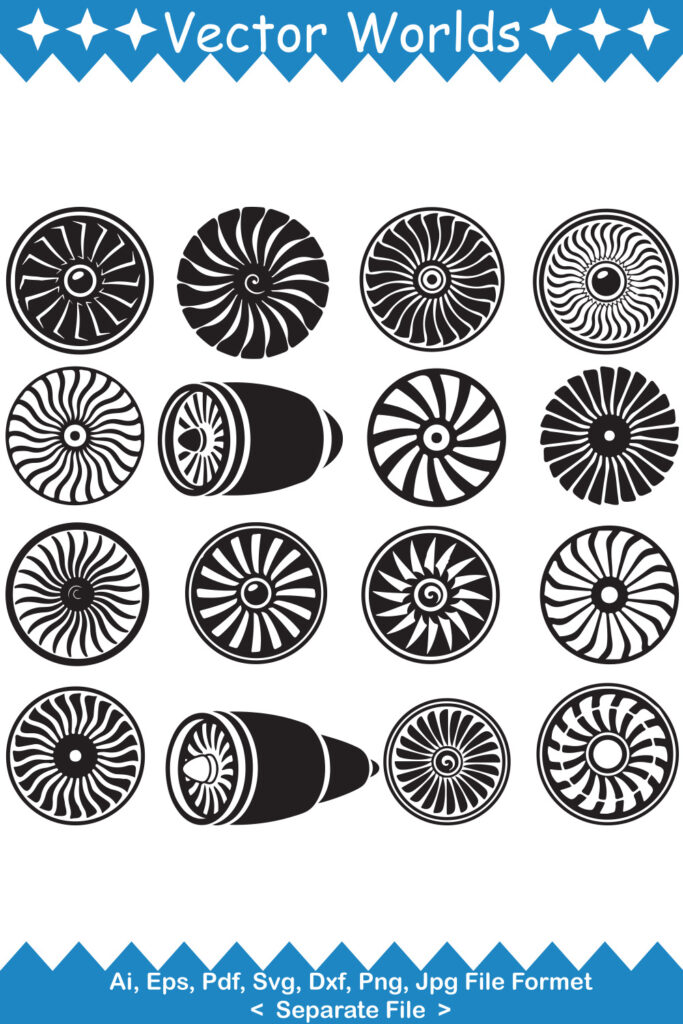 Airplane Engine SVG - MasterBundles
