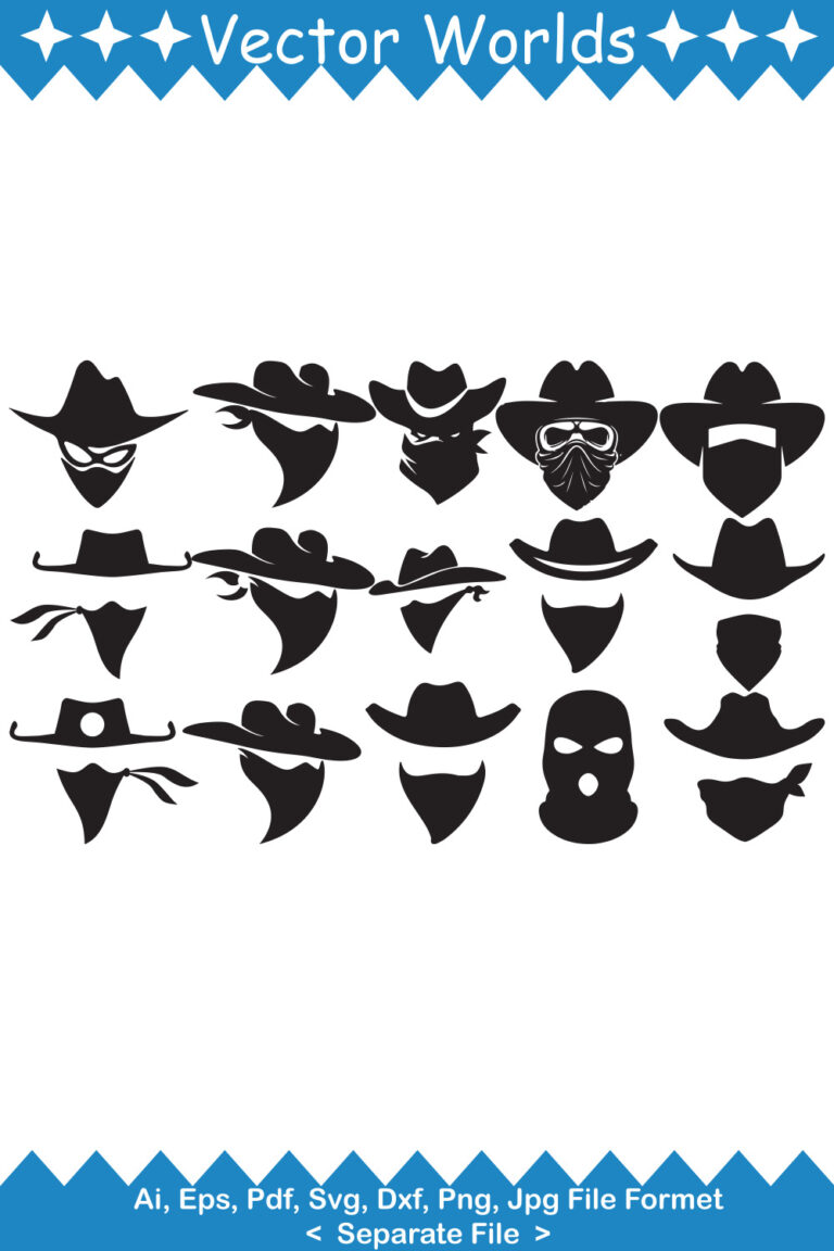 Bandit SVG, Cow Boy SVG - MasterBundles
