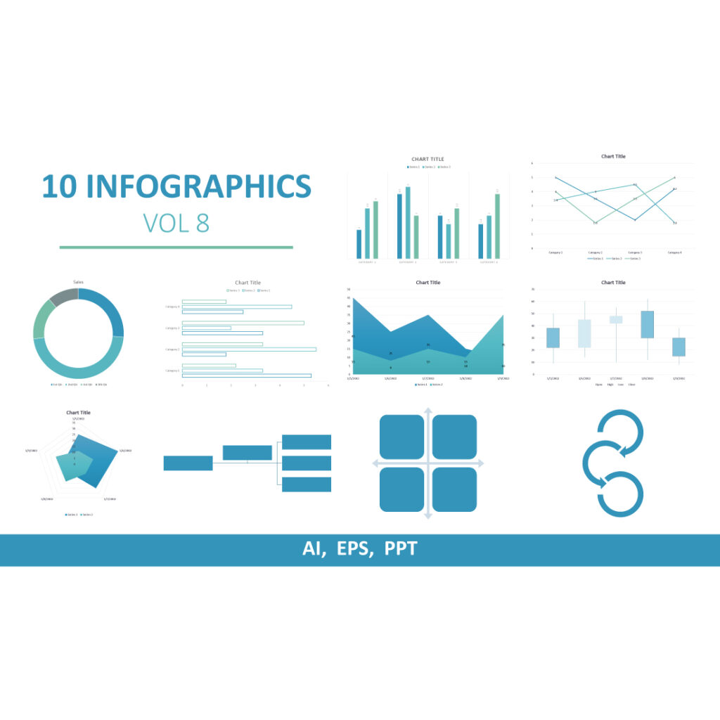 10 Infographic elements pack - MasterBundles