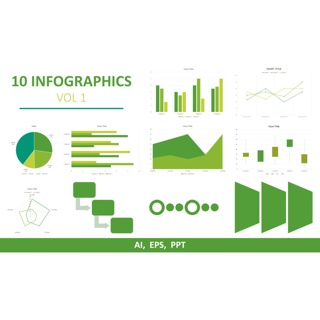 10 Infographic elements pack - MasterBundles