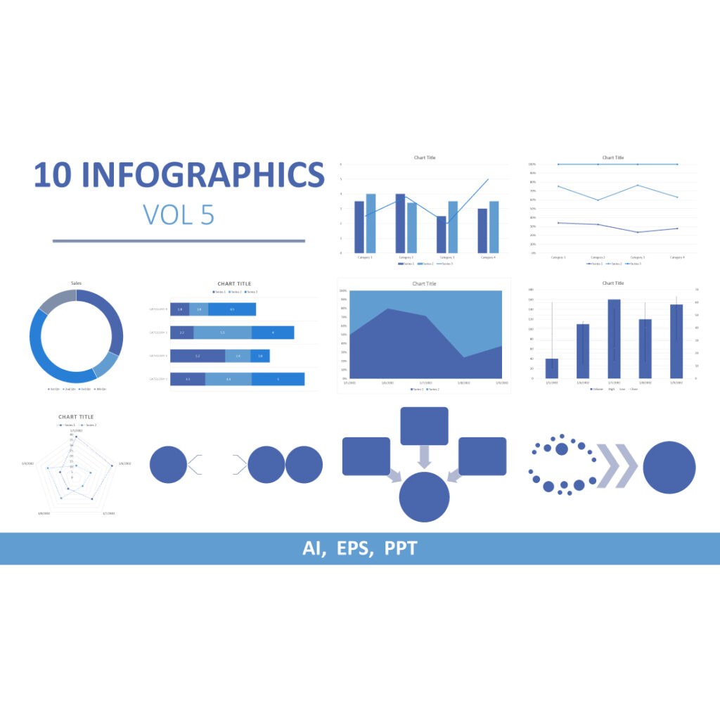 10 Infographic elements pack - MasterBundles