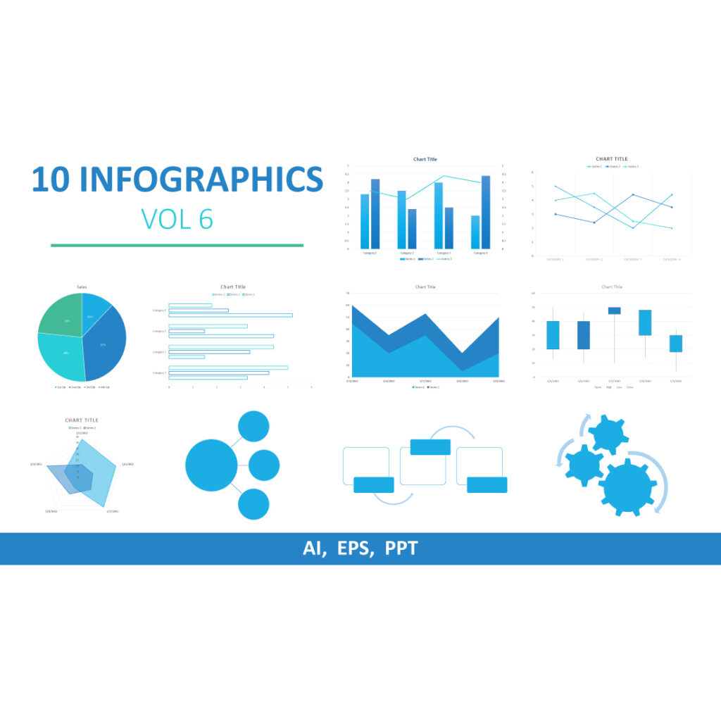 10 Infographic elements pack - MasterBundles