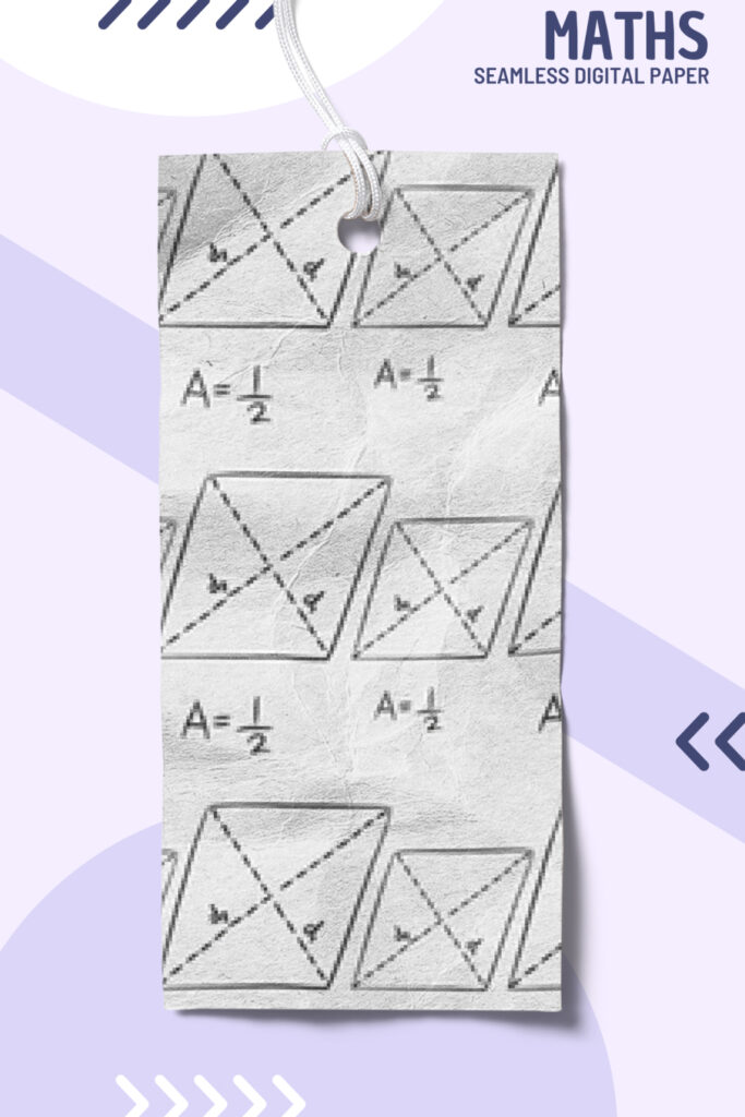 Maths Seamless Digital Paper on Grey Background – MasterBundles