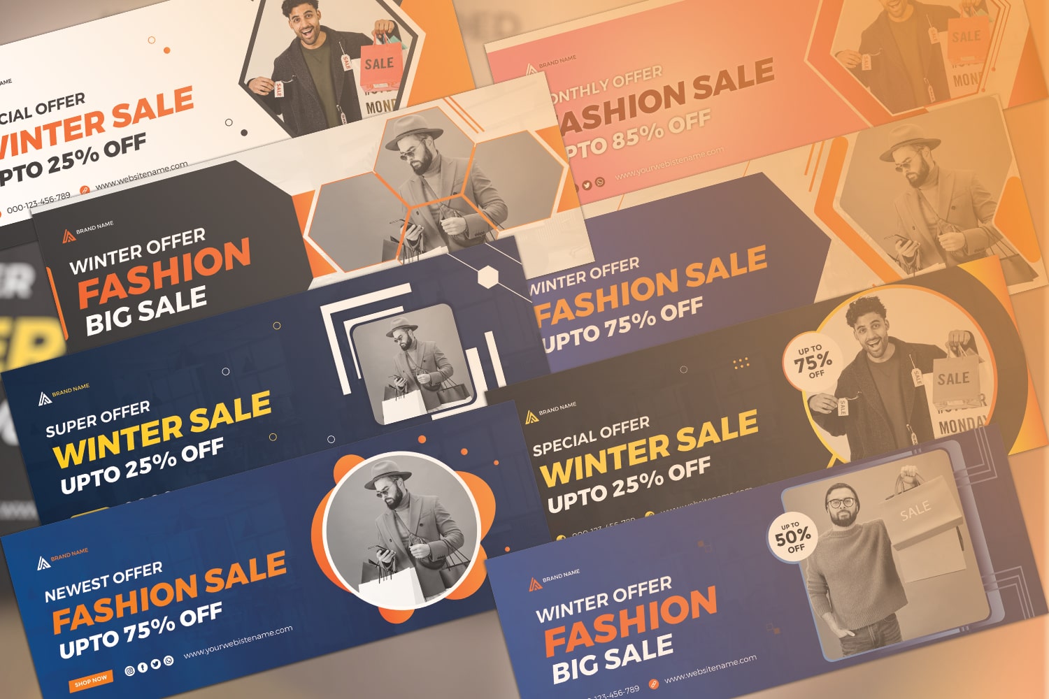 10 Fashion Banner Facebook Cover Templates - MasterBundles