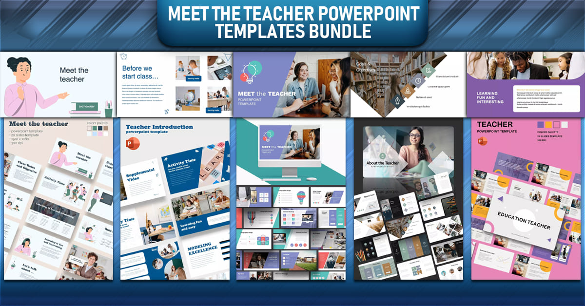 Meet The Teacher Powerpoint Templates Bundle – MasterBundles