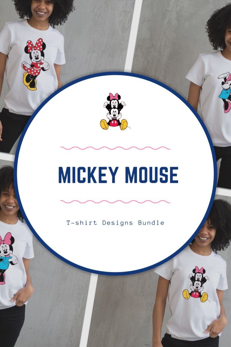 Mickey Mouse SVG T-shirt Designs Bundle – MasterBundles