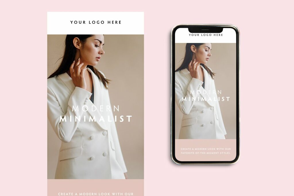 Minimalist Email Marketing Template – MasterBundles
