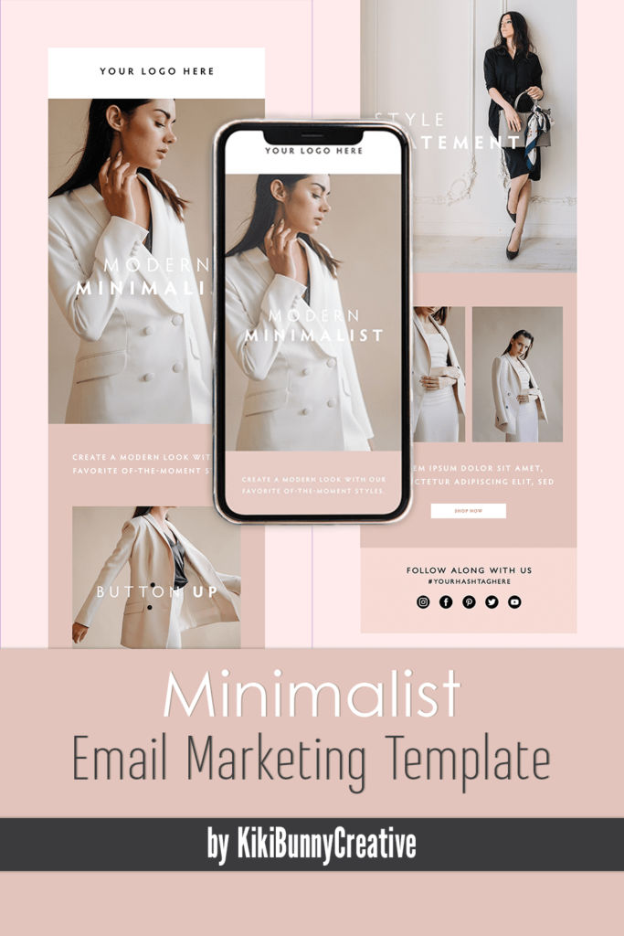 Minimalist Email Marketing Template – MasterBundles