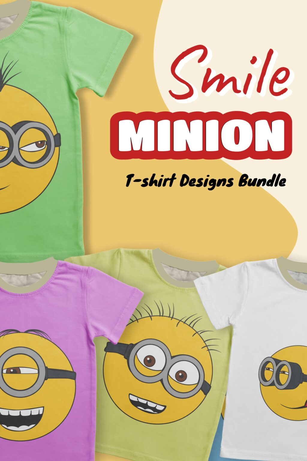 Minion Smile T-shirt Designs – MasterBundles