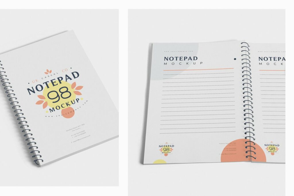 Journal Notebook Mockups – MasterBundles