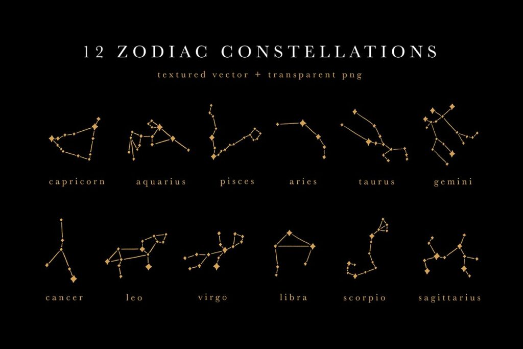 Celestial Art - Sun Moon Stars Space – MasterBundles