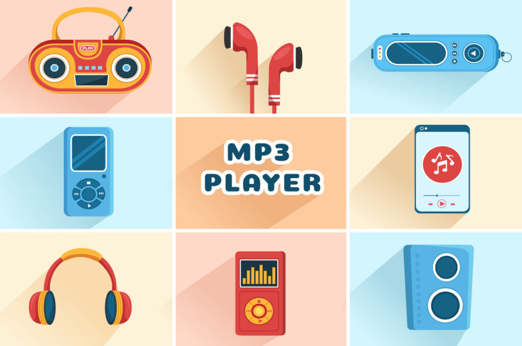 15 MP3 Player Illustration - MasterBundles