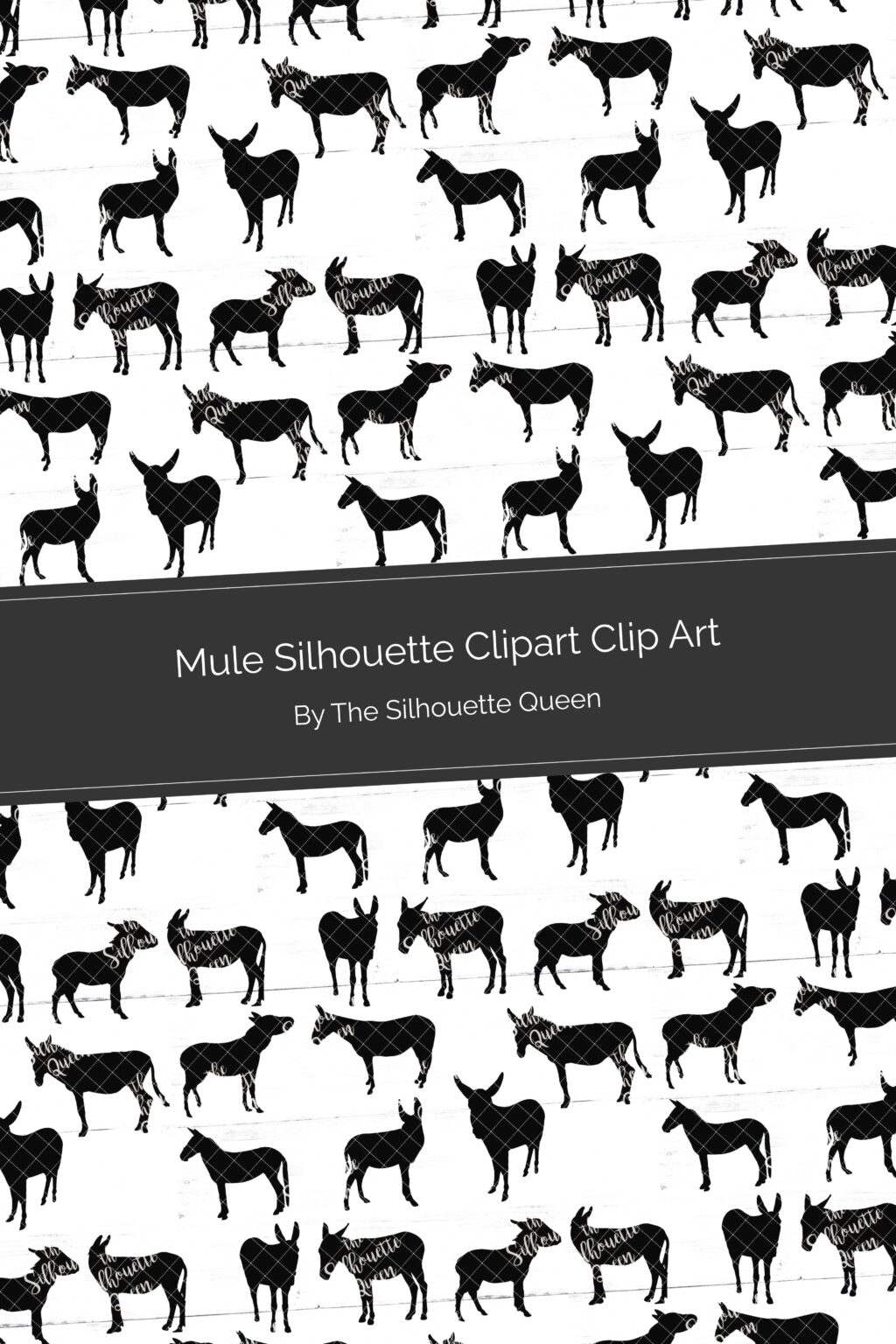 Mule Silhouette Clipart – MasterBundles