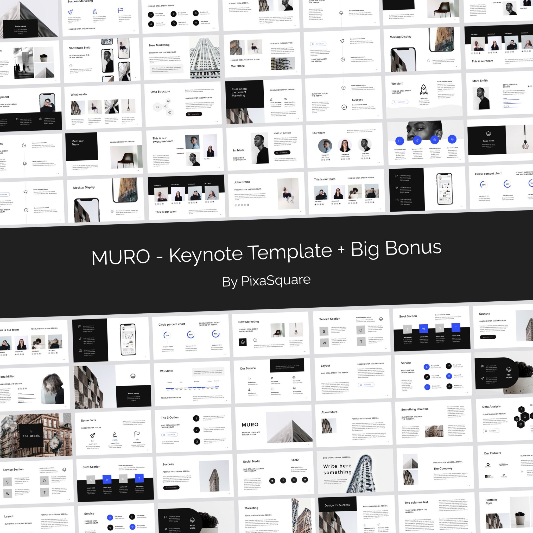 Business Strategy Keynote Template | Master Bundles