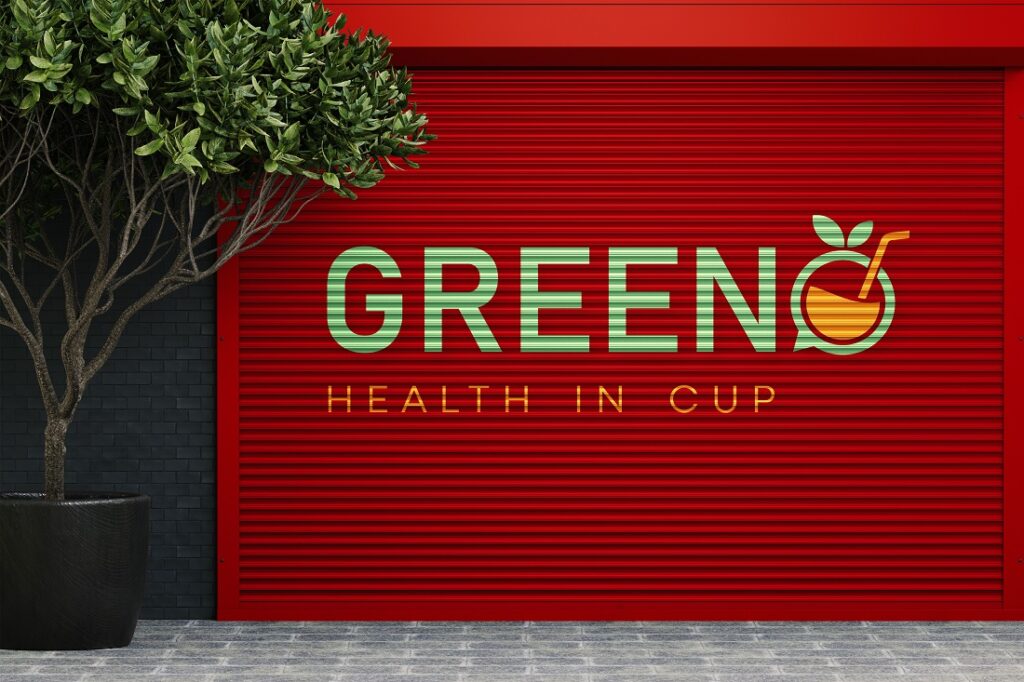 Negative Space Food Logo Design - MasterBundles