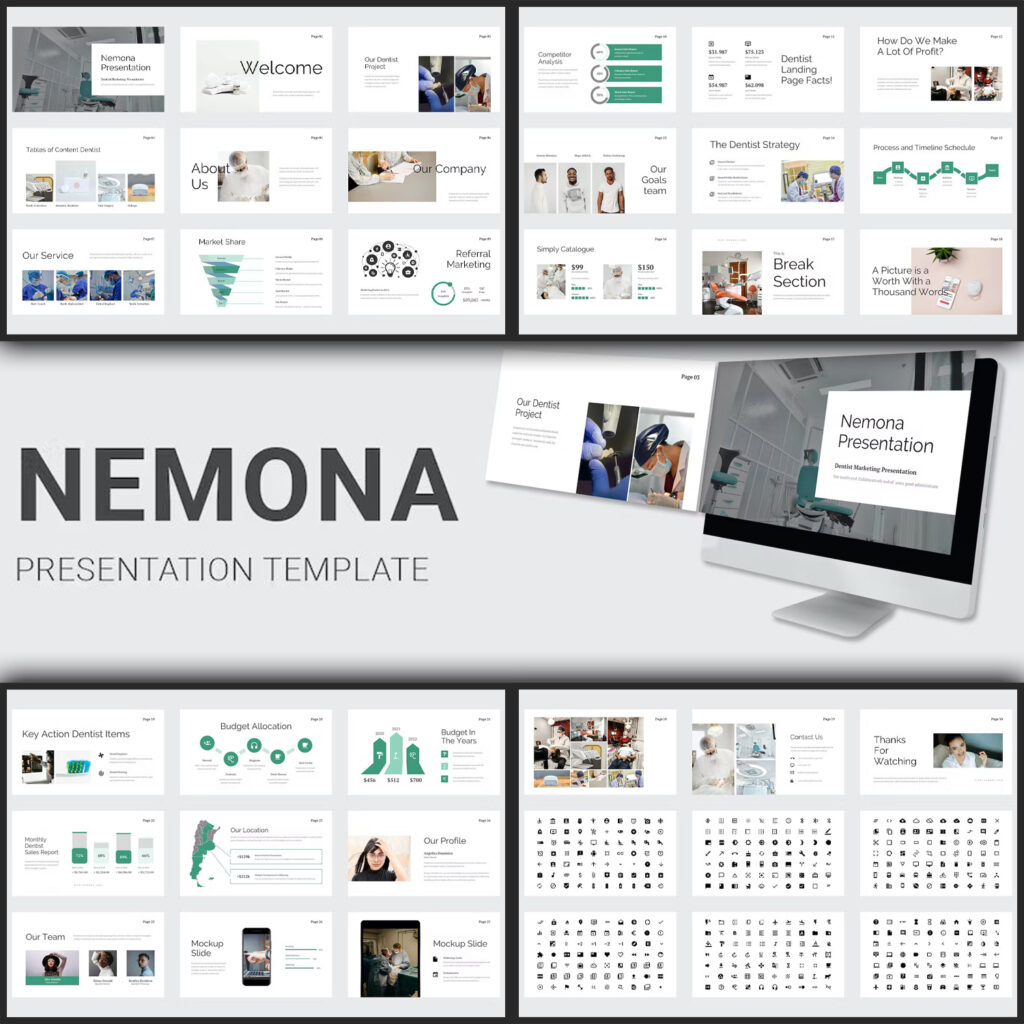 Dentalmed Dental Clinic Powerpoint Template Masterbundles