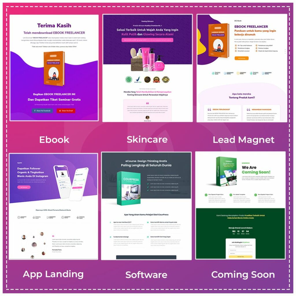 700 Landing Pages Bundle - MasterBundles