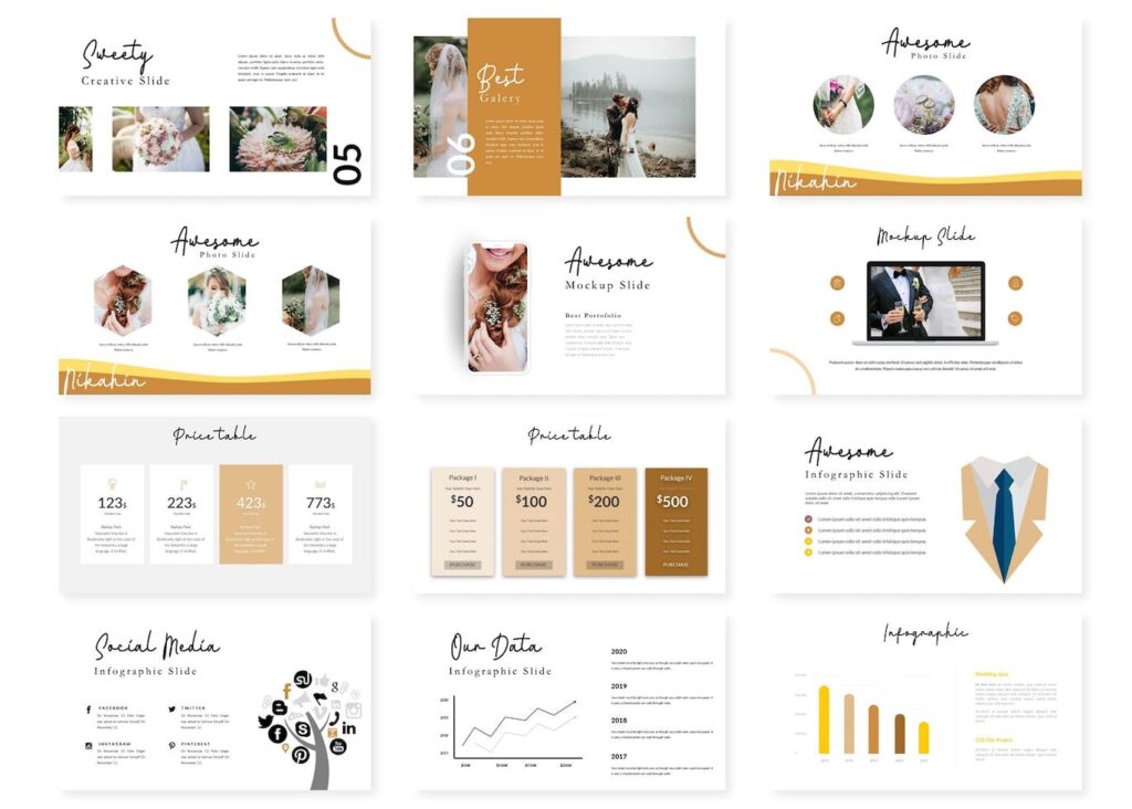 Nikahin - Powerpoint Template – MasterBundles