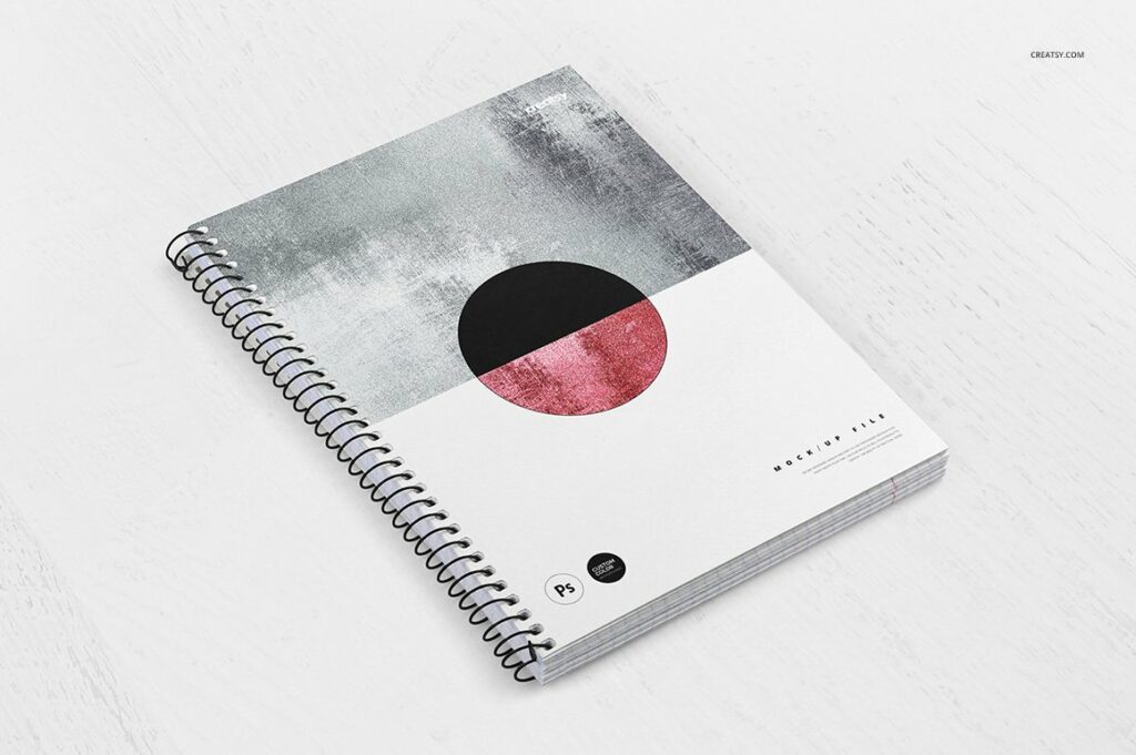 Notebook 2 Mockup Set – MasterBundles