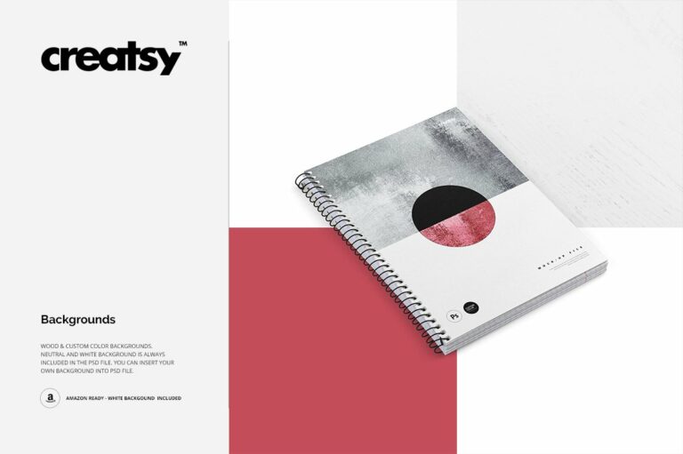 Notebook 2 Mockup Set – MasterBundles
