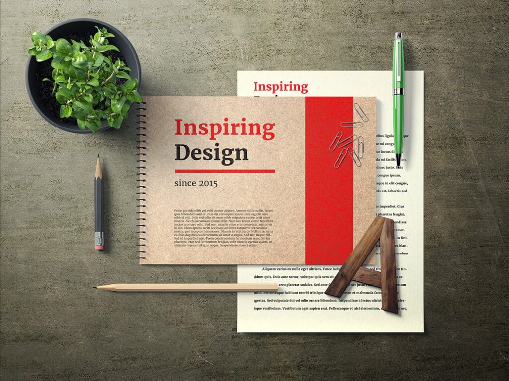 Notebook Cover Mock-Up Set – MasterBundles