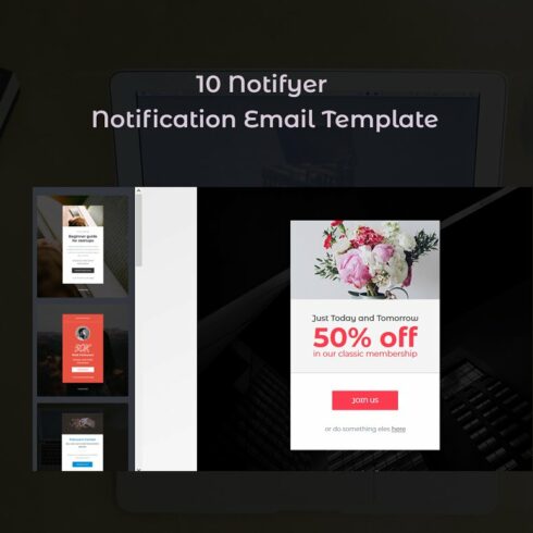 Notifyer - 10 Notification Template | Master Bundles