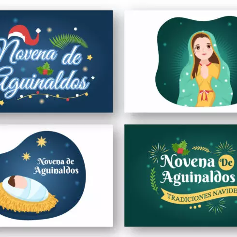 10 Novena De Aguinaldos Holiday Illustration | MasterBundles