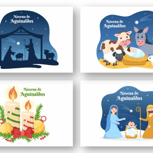 10 Novena De Aguinaldos Holiday Illustration | MasterBundles
