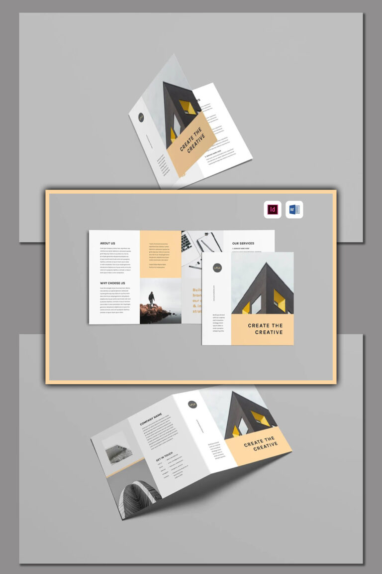 Brochure Template MS Word Template – MasterBundles